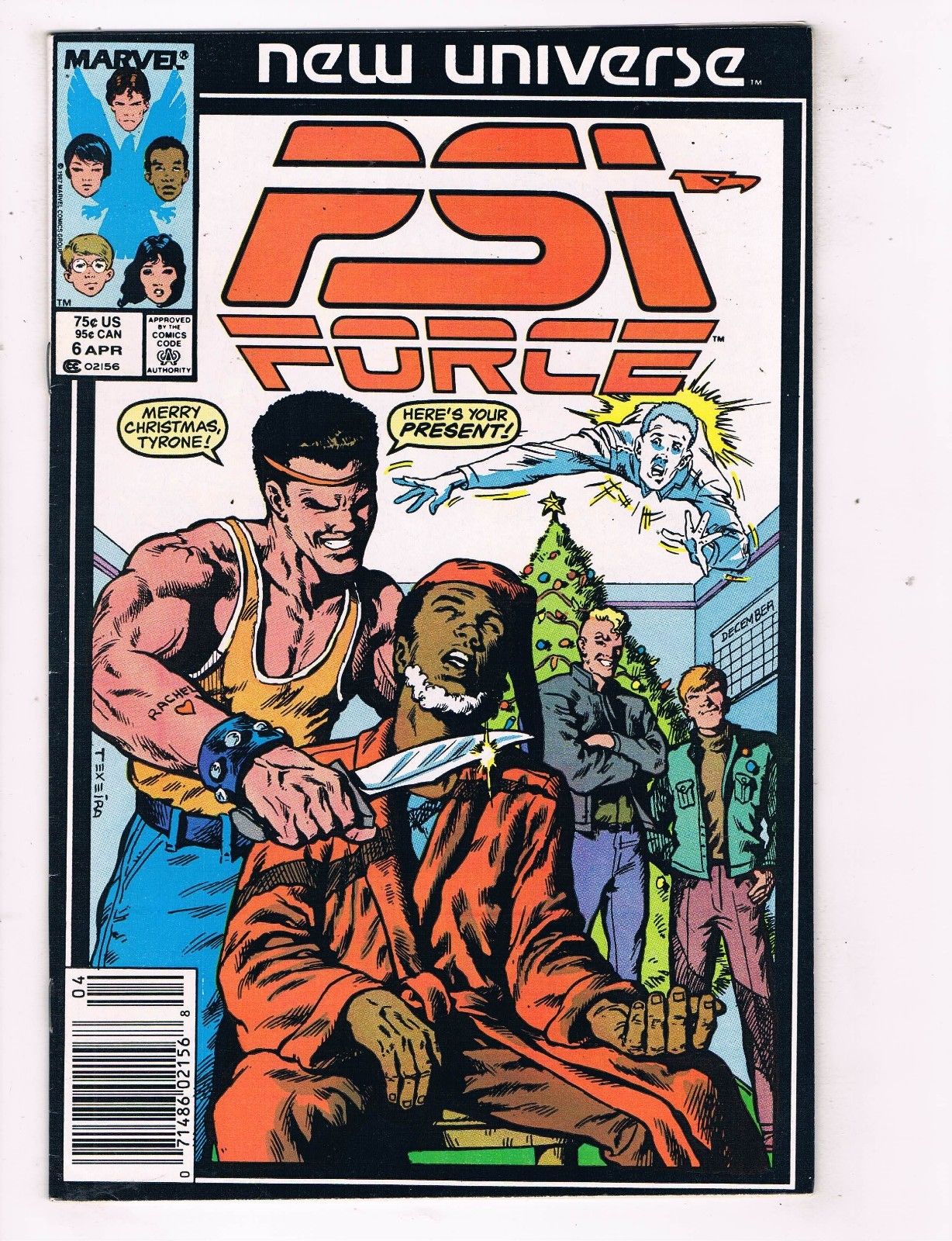PSI Force #6 VF/NM Marvel Comics New Universe Comic Book Apr 1987 DE45 ...