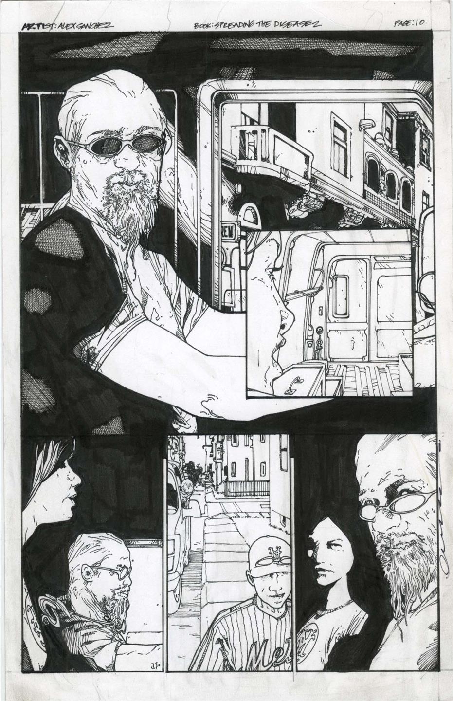 30 Days of Night Spreading the Disease #2 Pg 10 Original Alex Sanchez ...