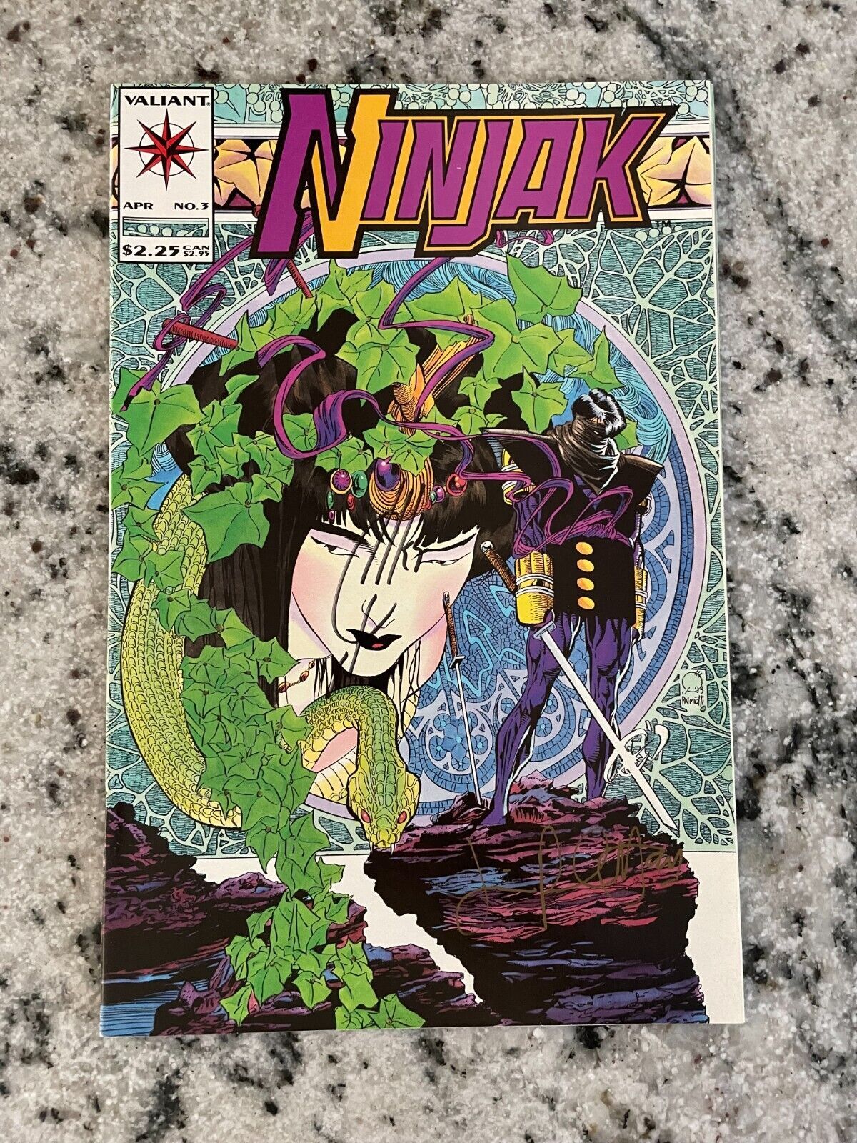 Ninjak # 3 NM Valiant Comic Book SIGNED By Joe Quesada & Jimmy ...
