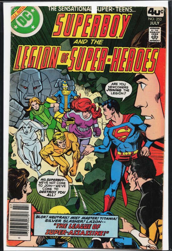 Superboy and the Legion of Super-Heroes #253 (1979) | Comic Books ...