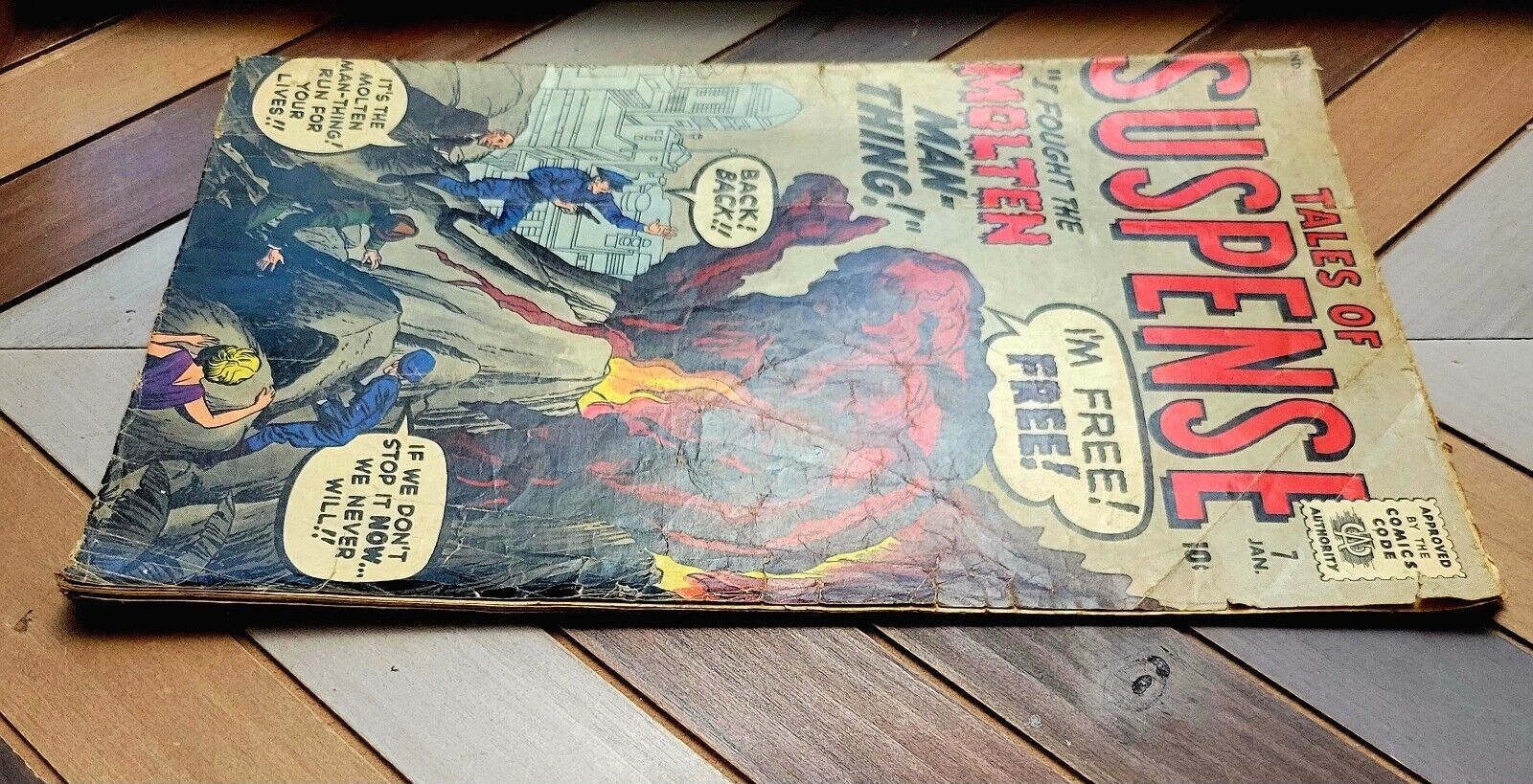 TALES of SUSPENSE #7 GD Marvel 1960 1st Prototypes LAVA MAN/AUNT MAY ...