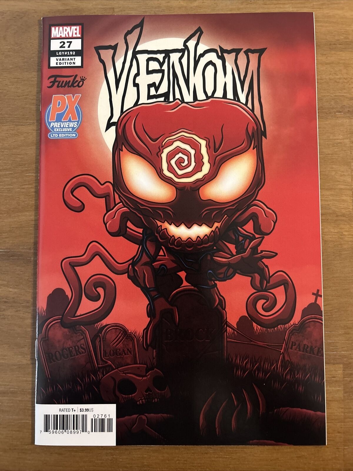 Venom #27 Funko Pop Previews PX Variant Marvel Comics Cates Stegman ...