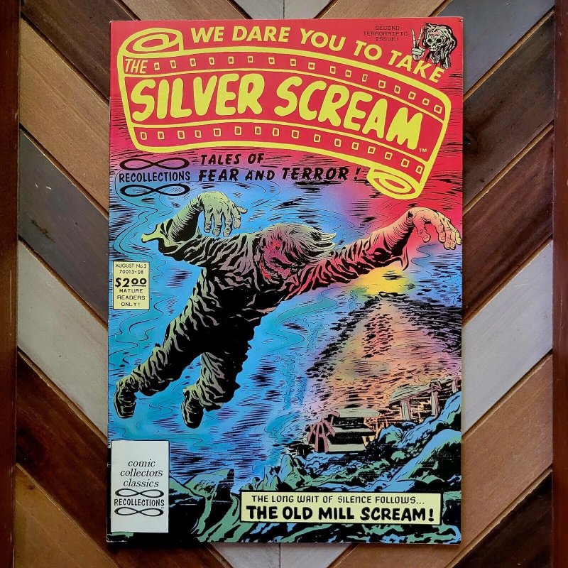SILVER SCREAM #1-2 (Recollections 1991) Pre-Code TALES of FEAR & TERROR ...