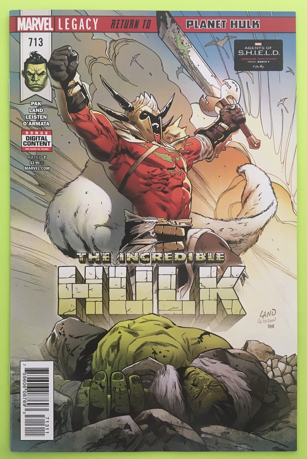 Incredible Hulk 713 Return to Plant Hulk Marvel 2018 | Comic Books ...