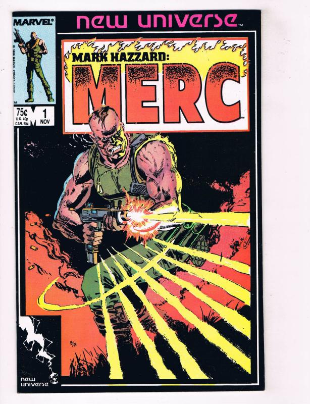 Marc Hazzard: Merc #1 FN Marvel Comics New Universe Comic Book Nov 1986 ...