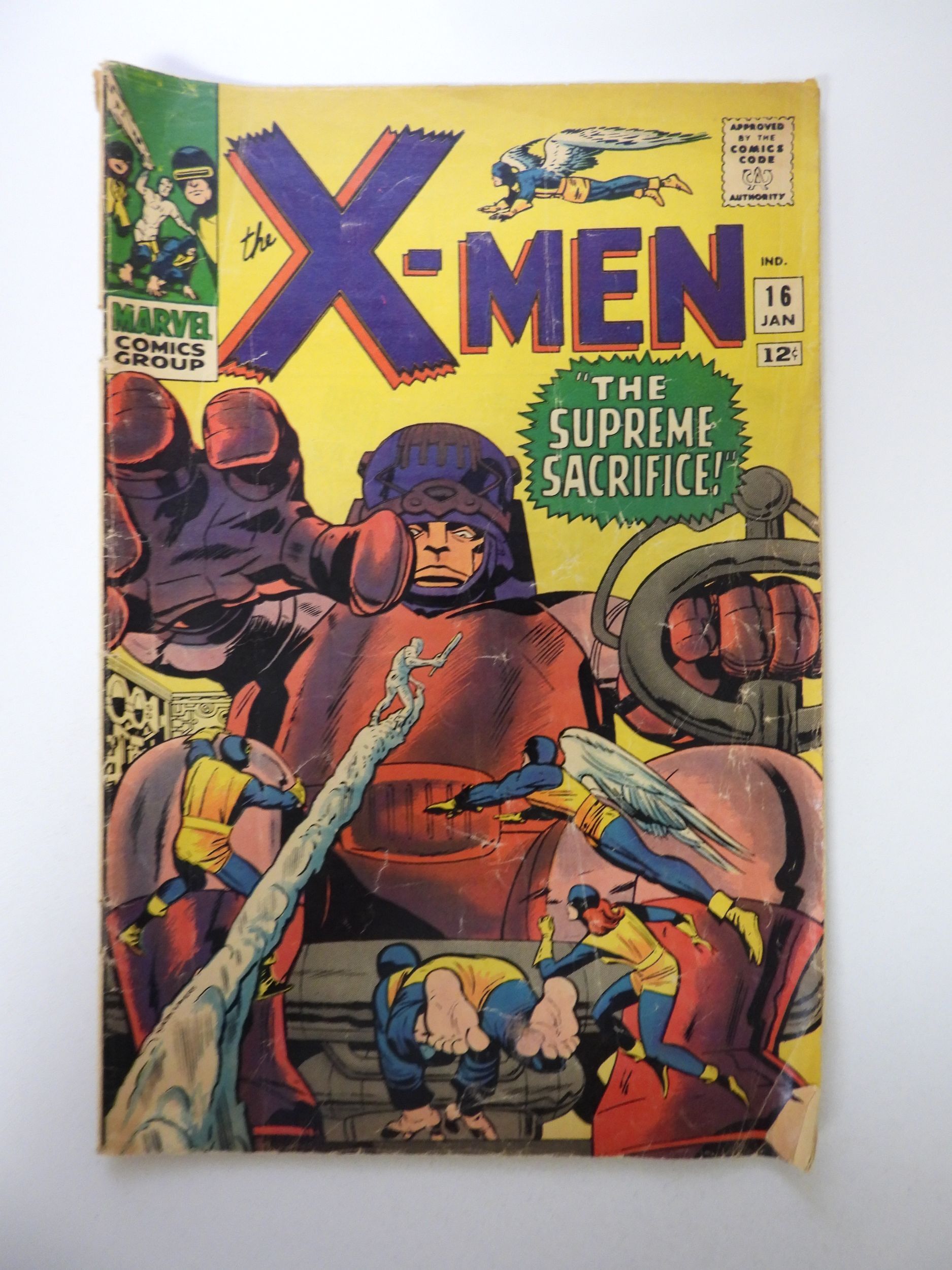 The X-Men #16 (1966) GD condition 1/4" spine split | Comic Books ...