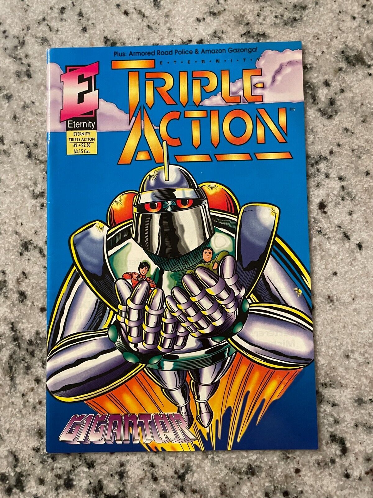 Triple Action # 2 NM Eternity Comic Book Jason Waltrip Amazon Gigantor ...