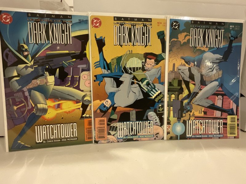 Batman: Legends of the Dark Knight 55-57 “Watchtower” Set Dixon ...