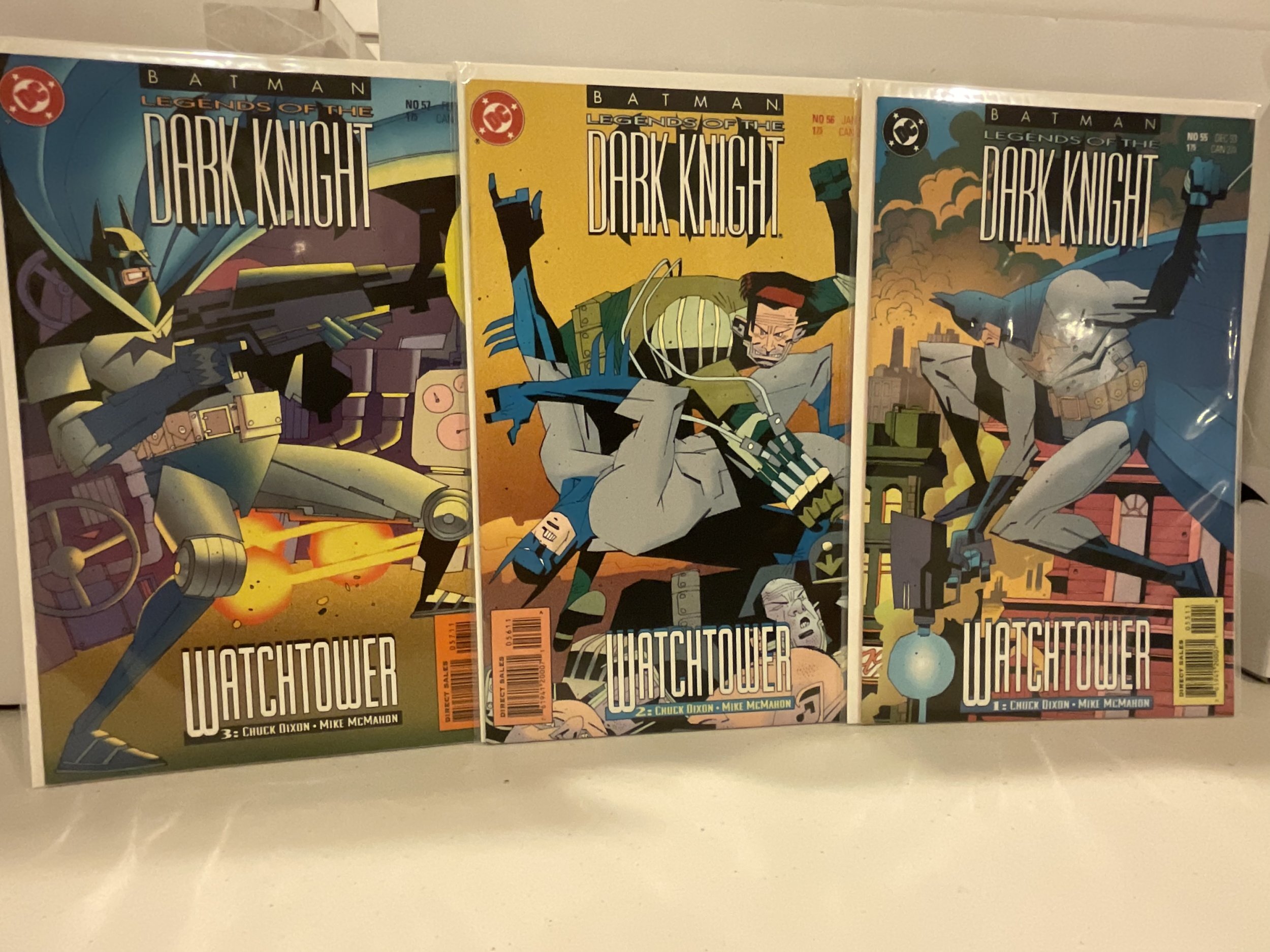 Batman: Legends of the Dark Knight 55-57 “Watchtower” Set Dixon ...