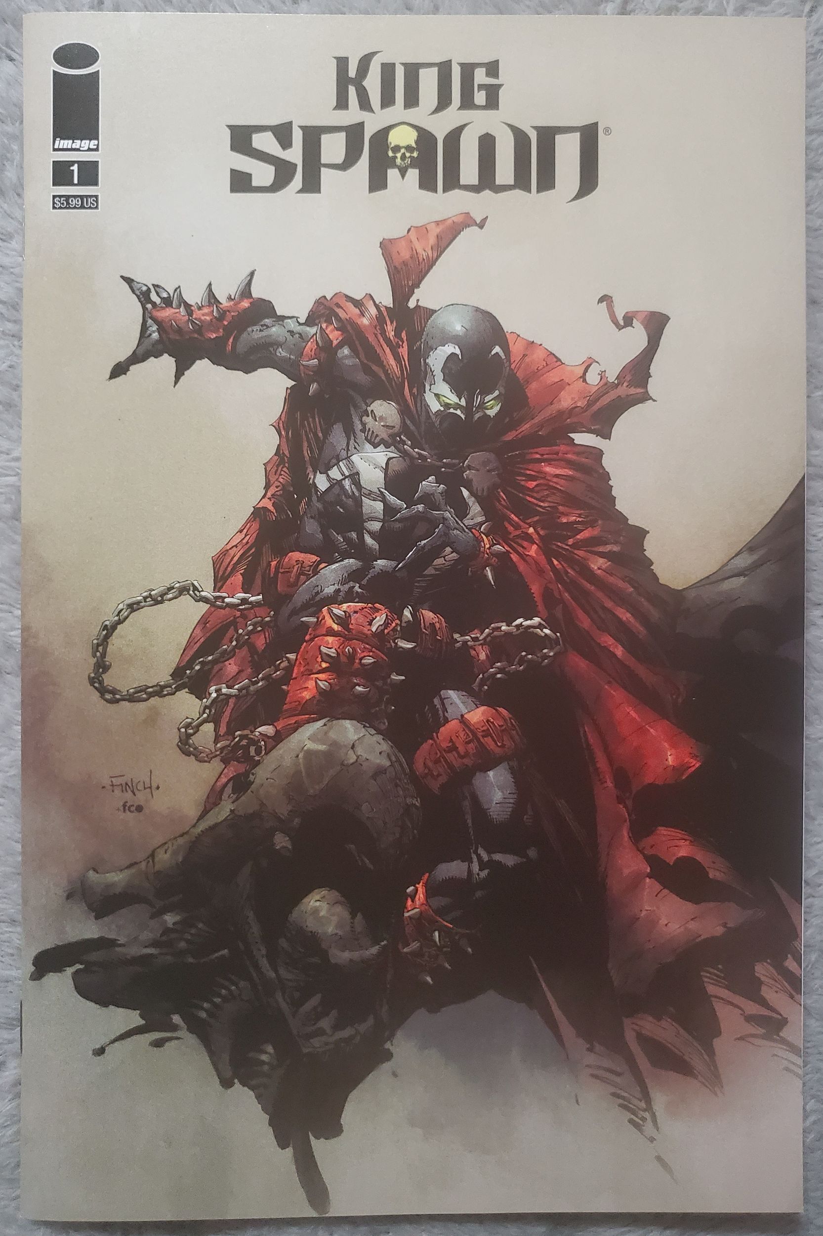King Spawn #1 Cover C (2021) Key 1st App Of Komox Cover Art By David ...