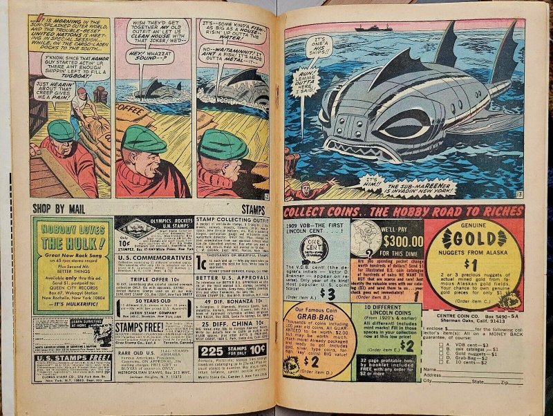 Sub-Mariner #25 GD/VG (Marvel 1970) VASHTI, LADY DORMA Buscema & Severin Art | Comic Books ...