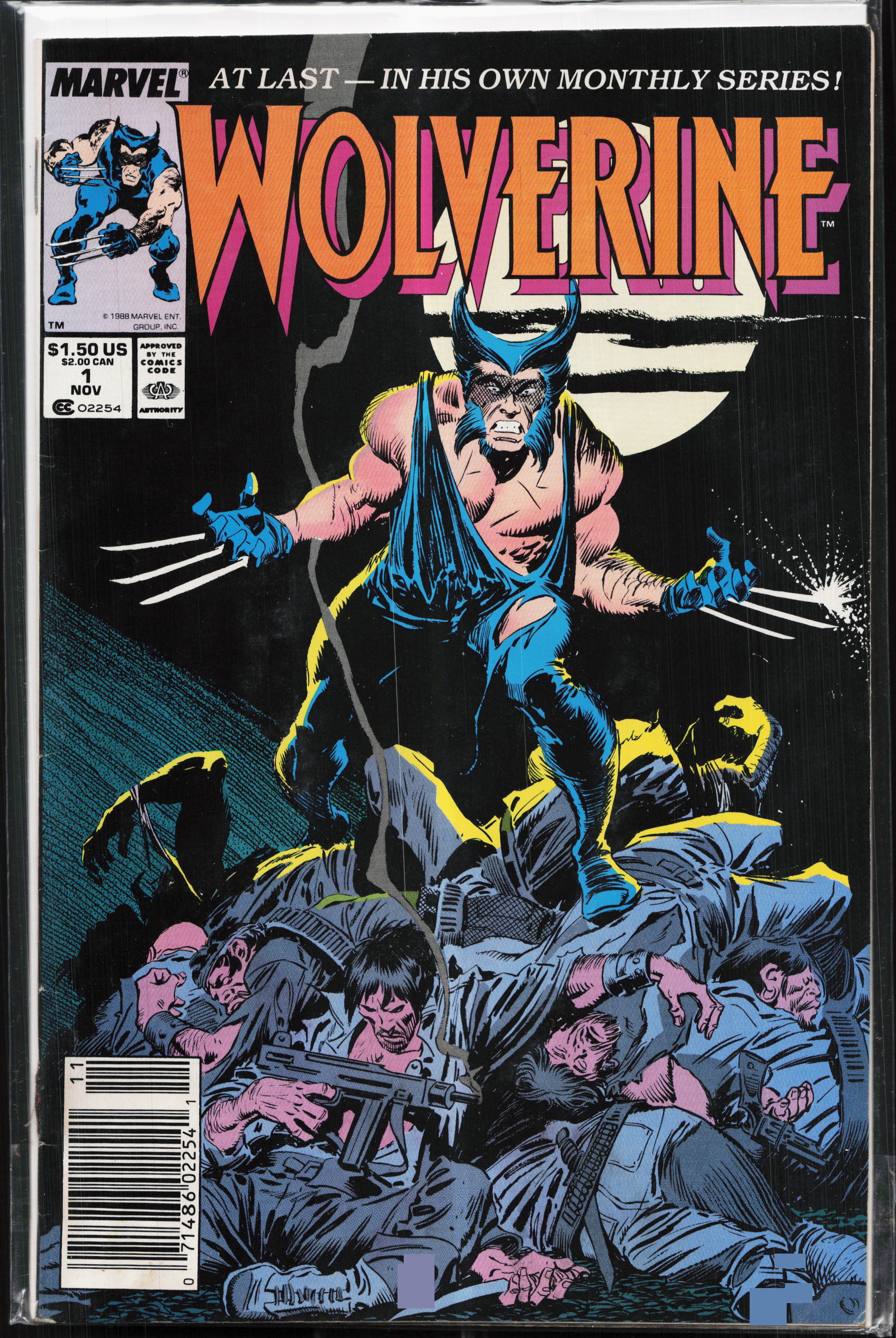 Wolverine #1 Newsstand Edition (1988) Wolverine [Key Issue] | Comic ...