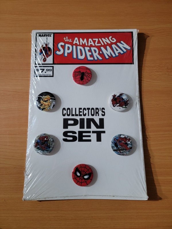 Vintage Marvel Comics Amazing Spider-Man Collector's Pin Set of 6 ...