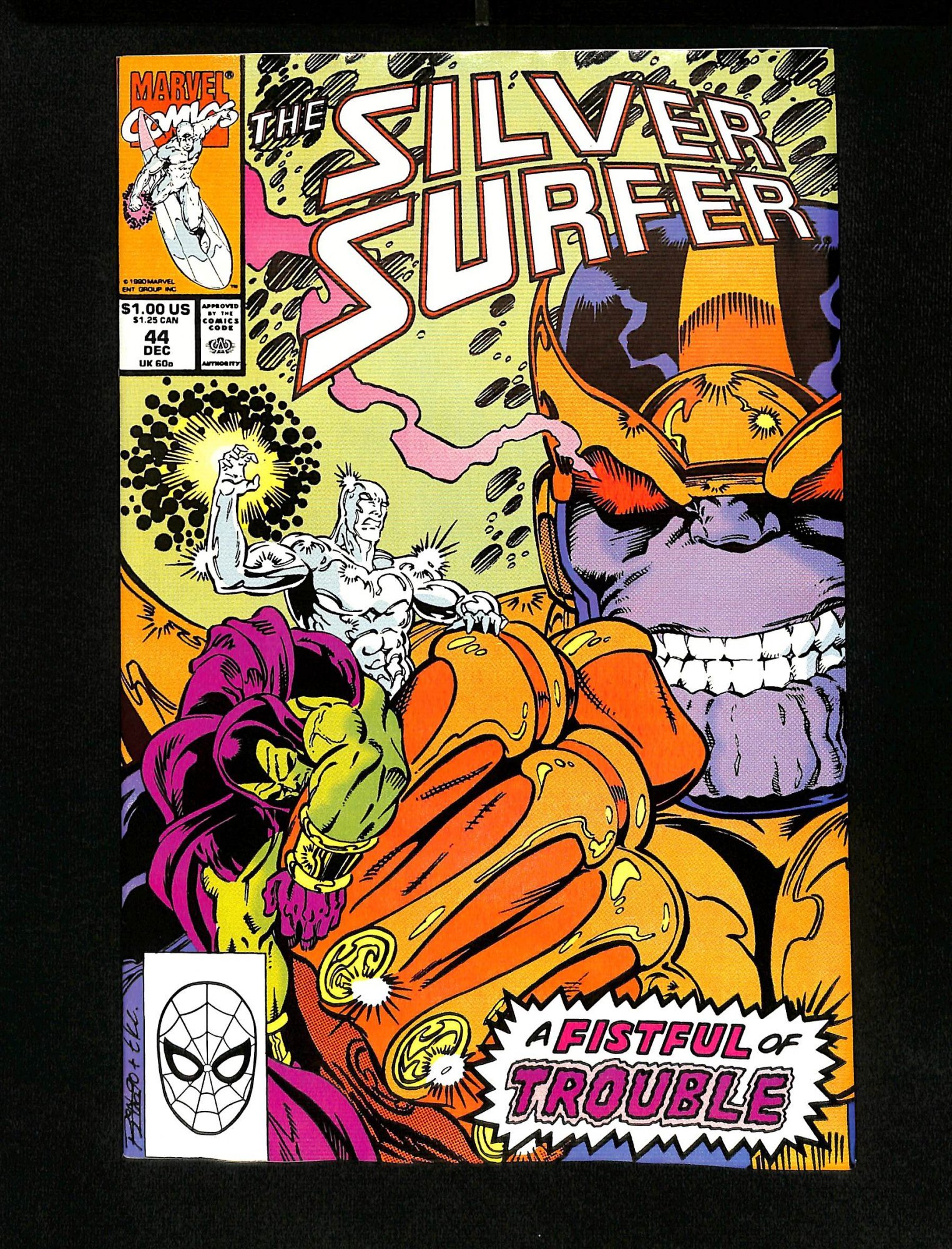 Silver Surfer (1987) #44 NM+ 9.6 1st Infinity Gauntlet Thanos! | Comic ...