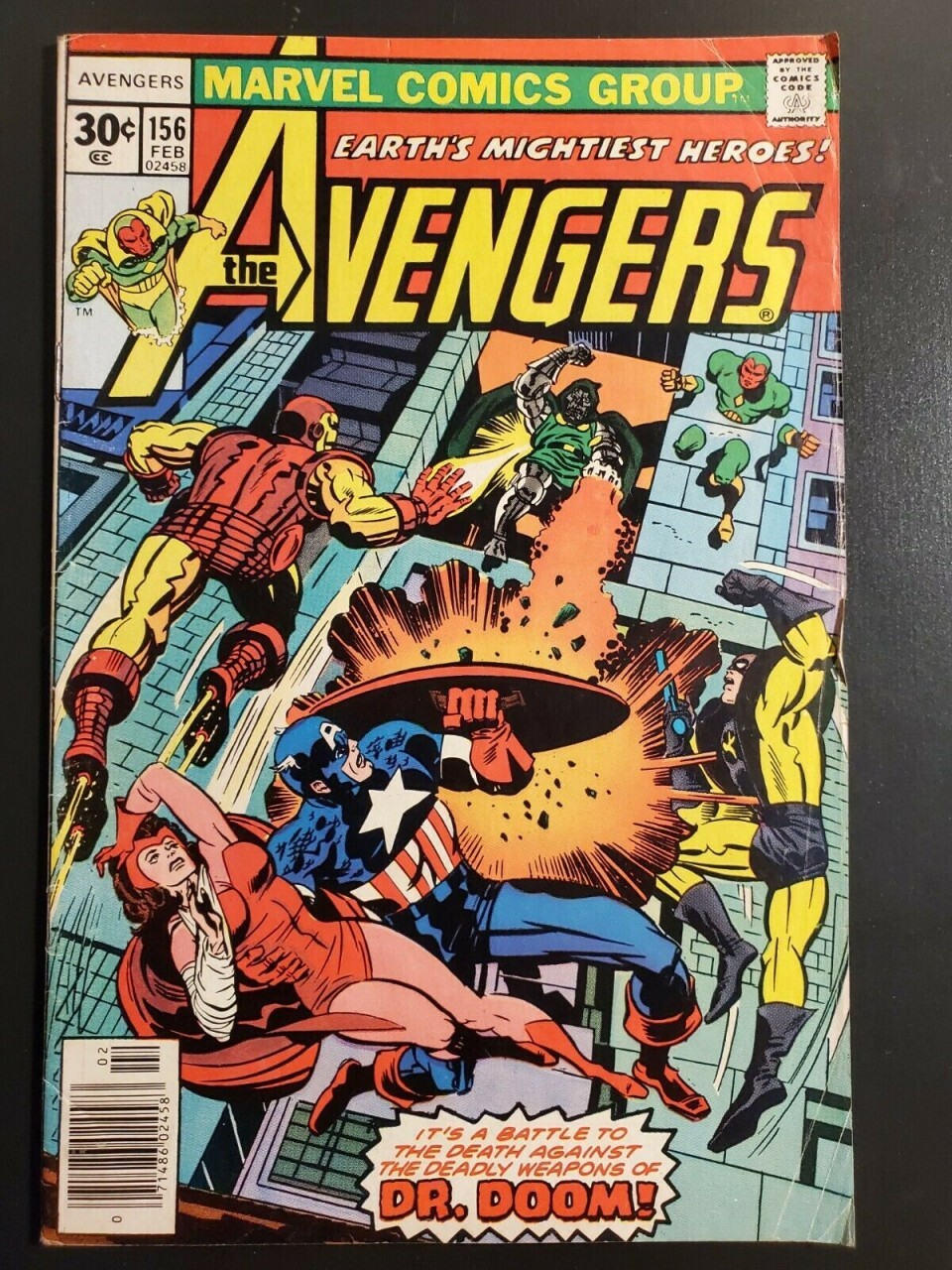 Avengers #156 (1977) VG (4.0) Doctor Doom cover/story | | Comic Books ...
