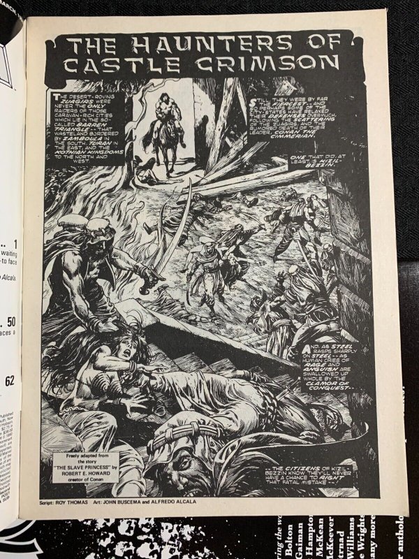 1990 CONAN SAGA Magazine #34 FVF #36 FN+ LOT of 2 Earl Norem / Jim ...