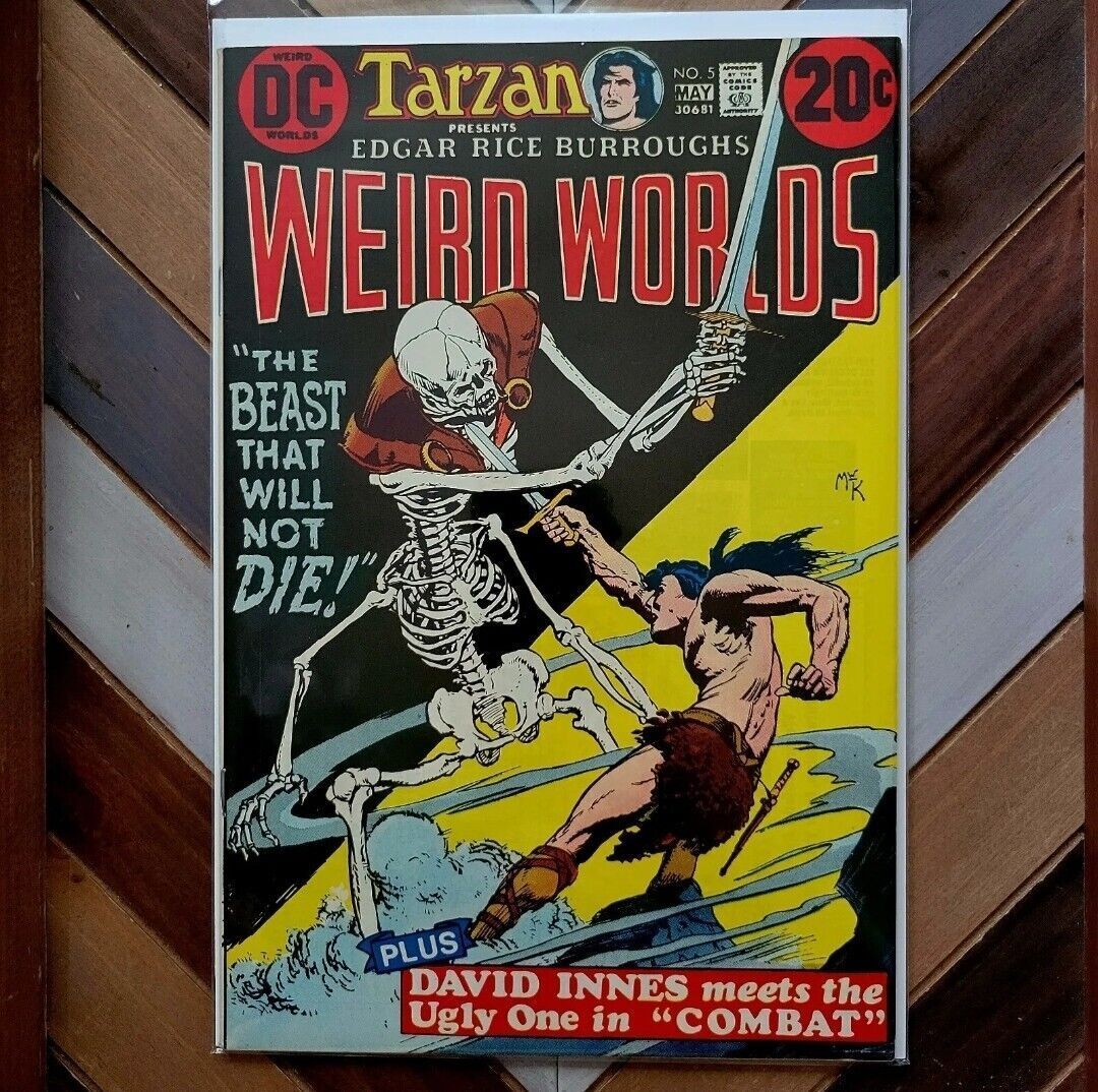 Weird Worlds #1-10 VF+ (DC 1972) Complete Series! Tarzan, John Carter ...