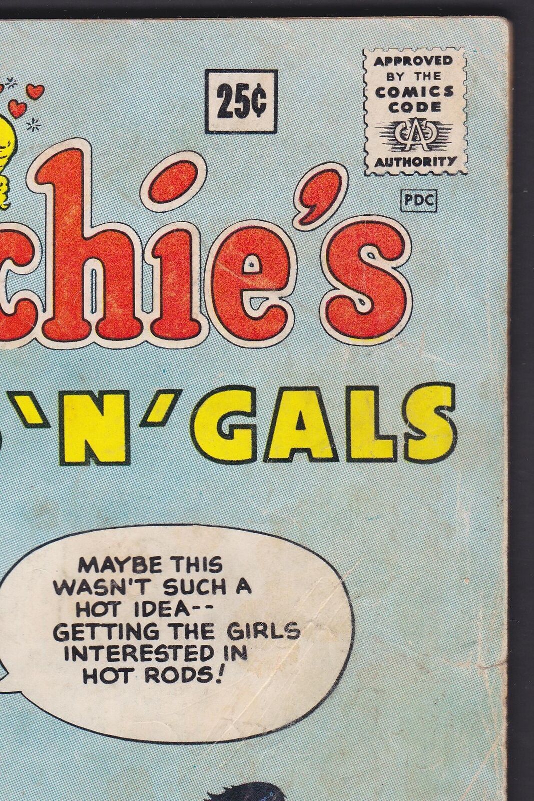 Archie's Pals'n'Gals #19 (Winter 1961) 1.0 FR Archie Comic | Comic ...