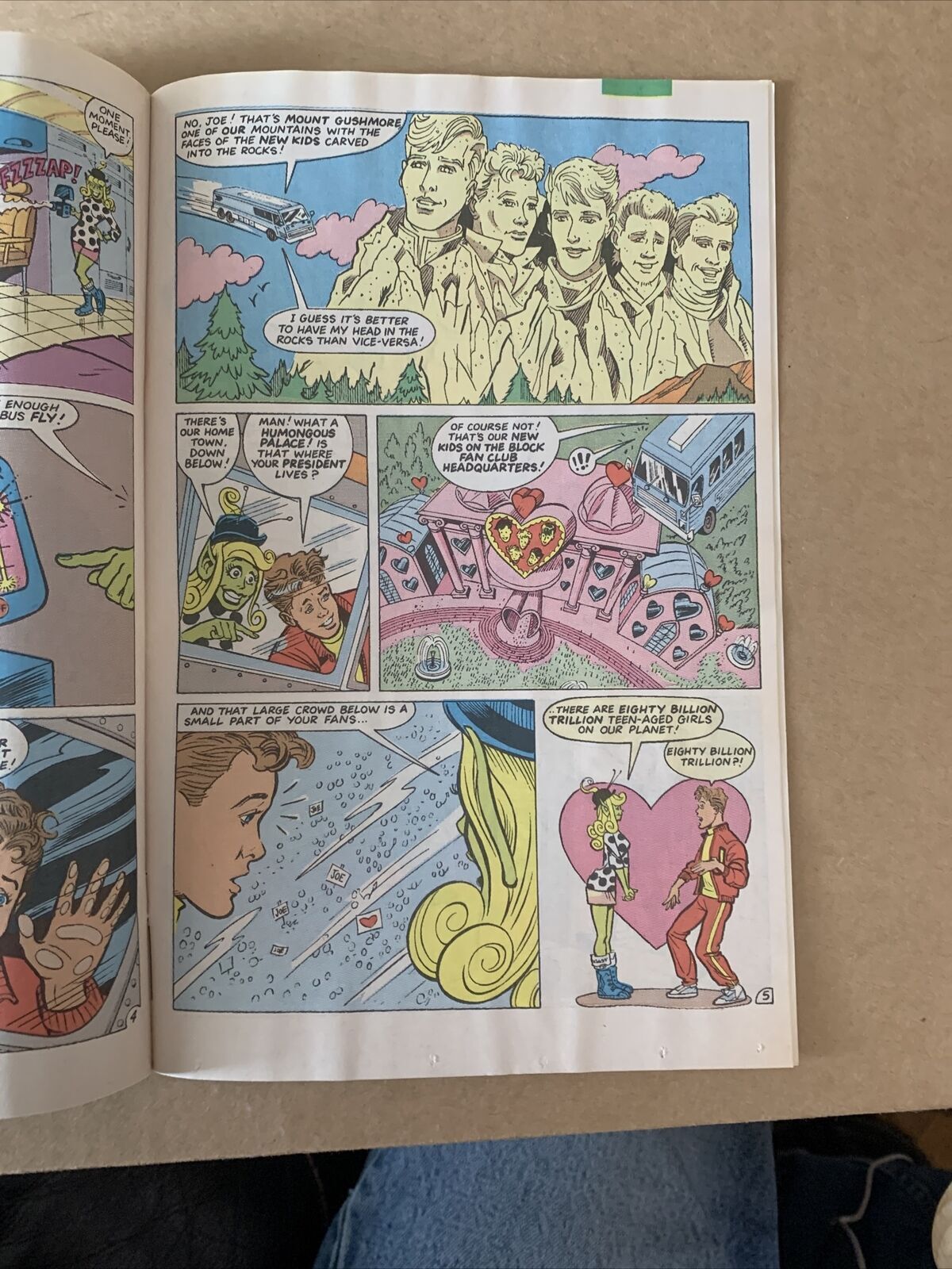 NEW KIDS ON THE BLOCK COMIC TOUR (1990 Series) #1 Comics Book | Comic ...