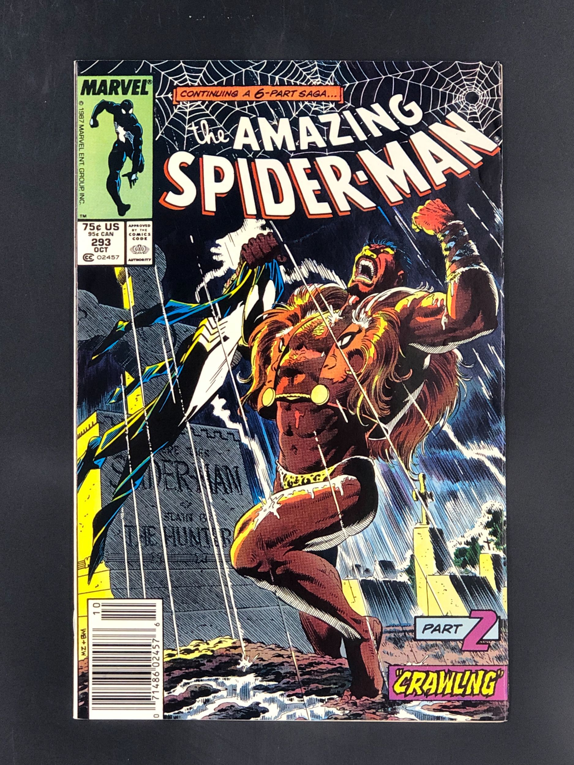 The Amazing Spider-Man #293 (1987) Kraven's Last Hunt Story Arc Part 2 ...