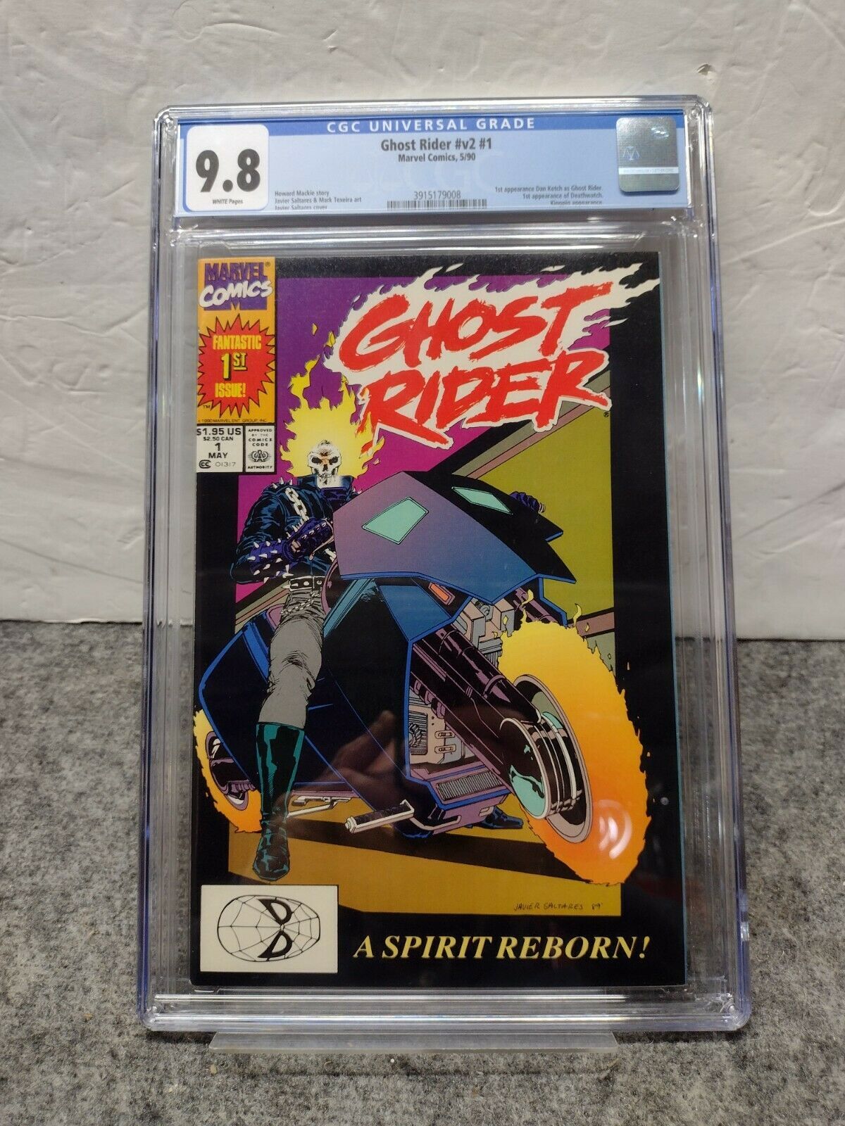 Ghost Rider v2 1 CGC 9.8 1990 1st Dan Ketch Ghost Rider & Deathwatch ...