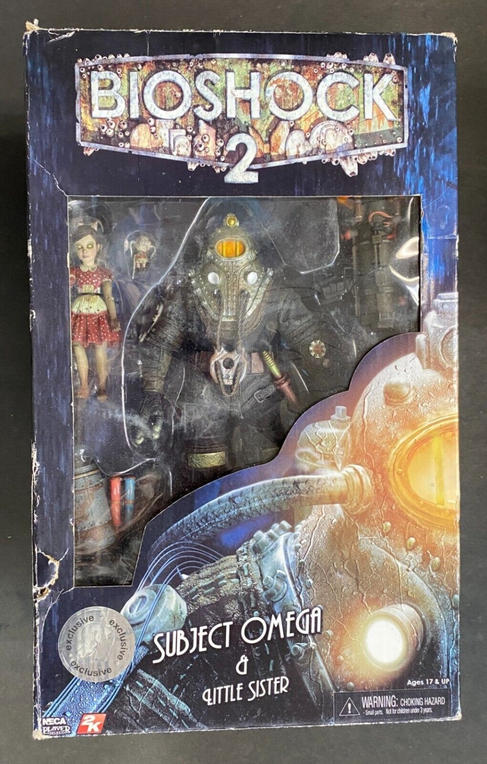 Neca Player Select: Bioshock 2 - Subject Omega & Little Sister - Figure ...