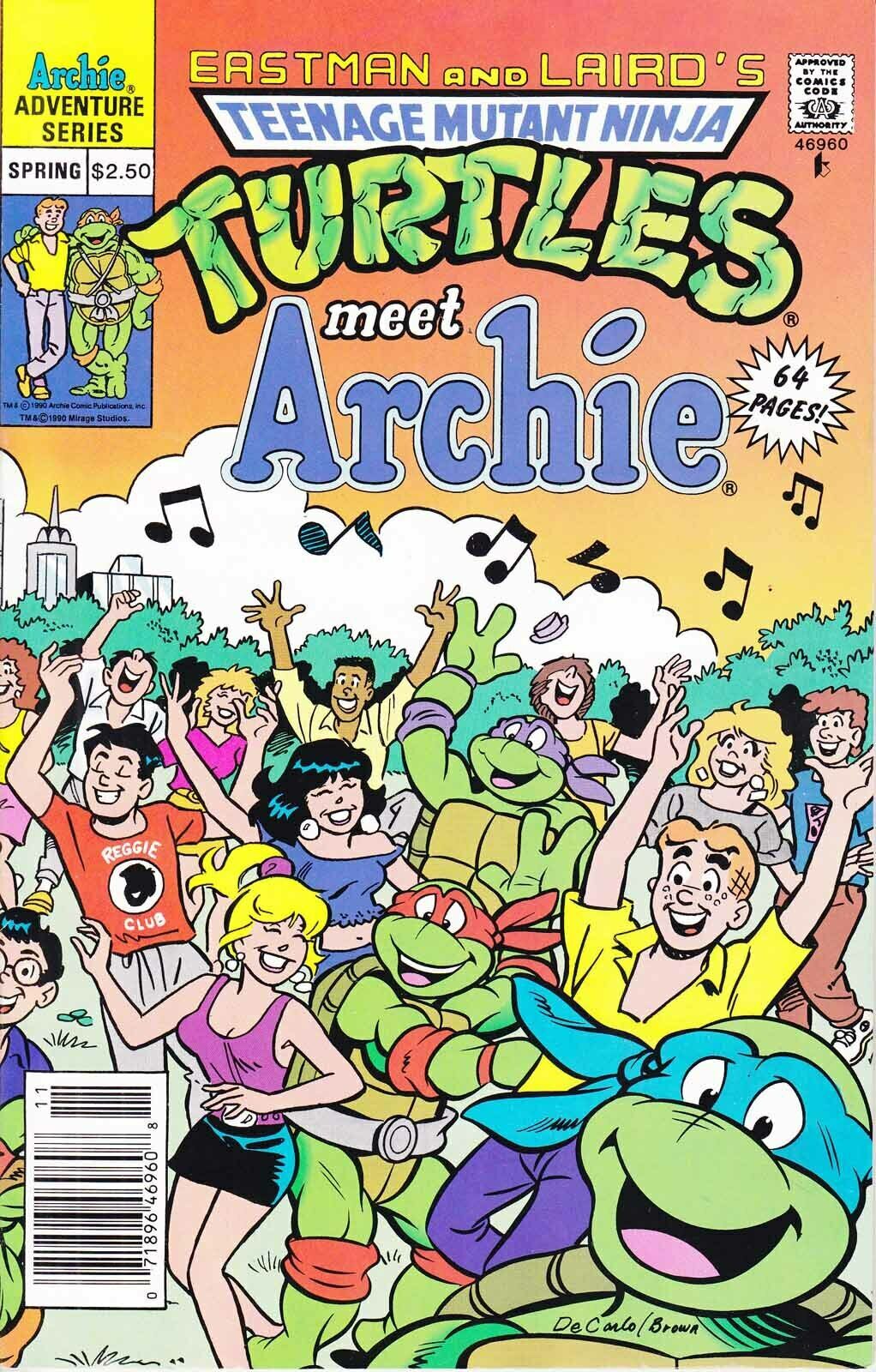 Teenage Mutant Ninja Turtles Meet Archie #1 (Newsstand) VF; Archie | we ...