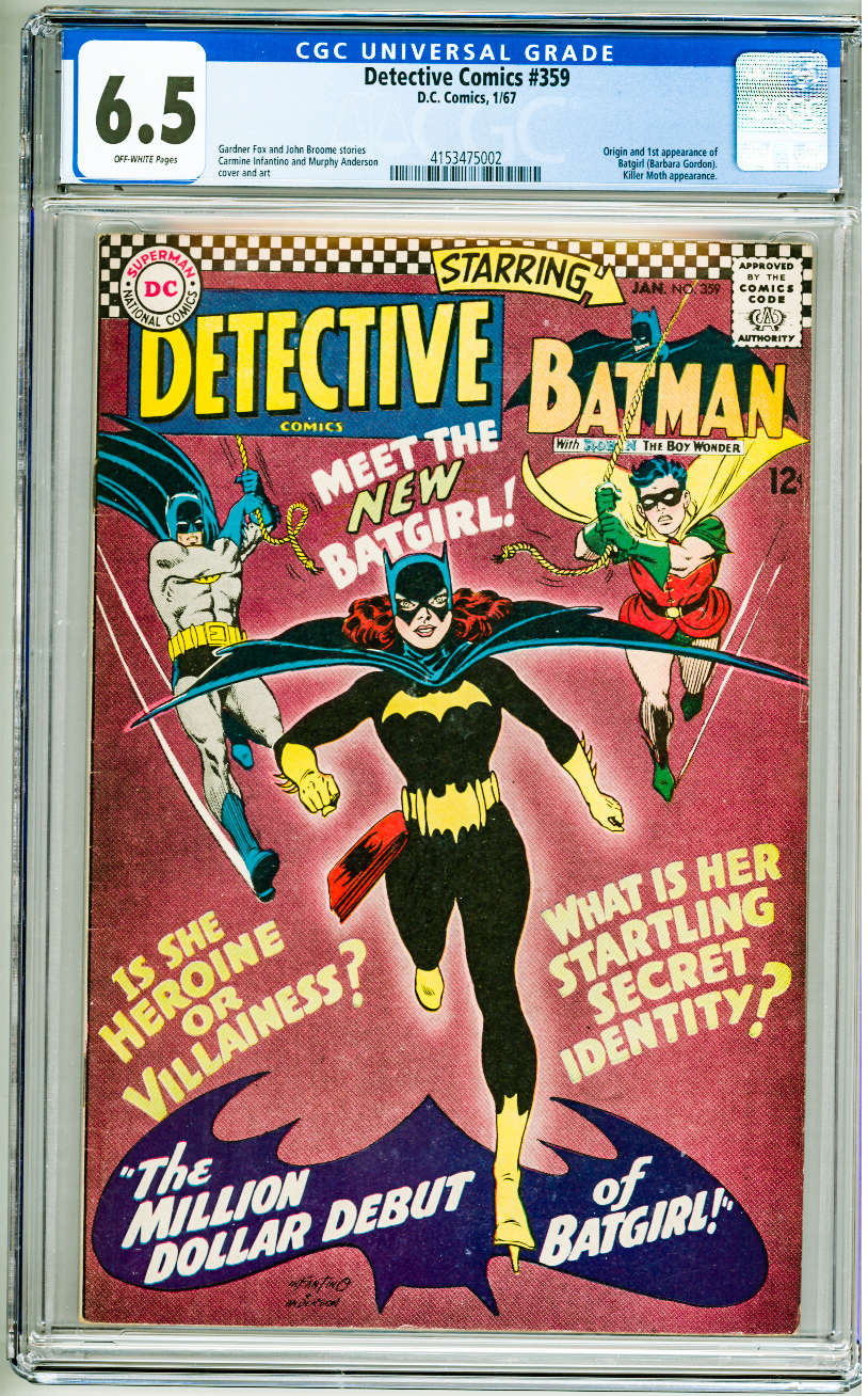 Detective Comics #359 (1967) CGC 6.5! 1st Appearance of the new Batgirl ...
