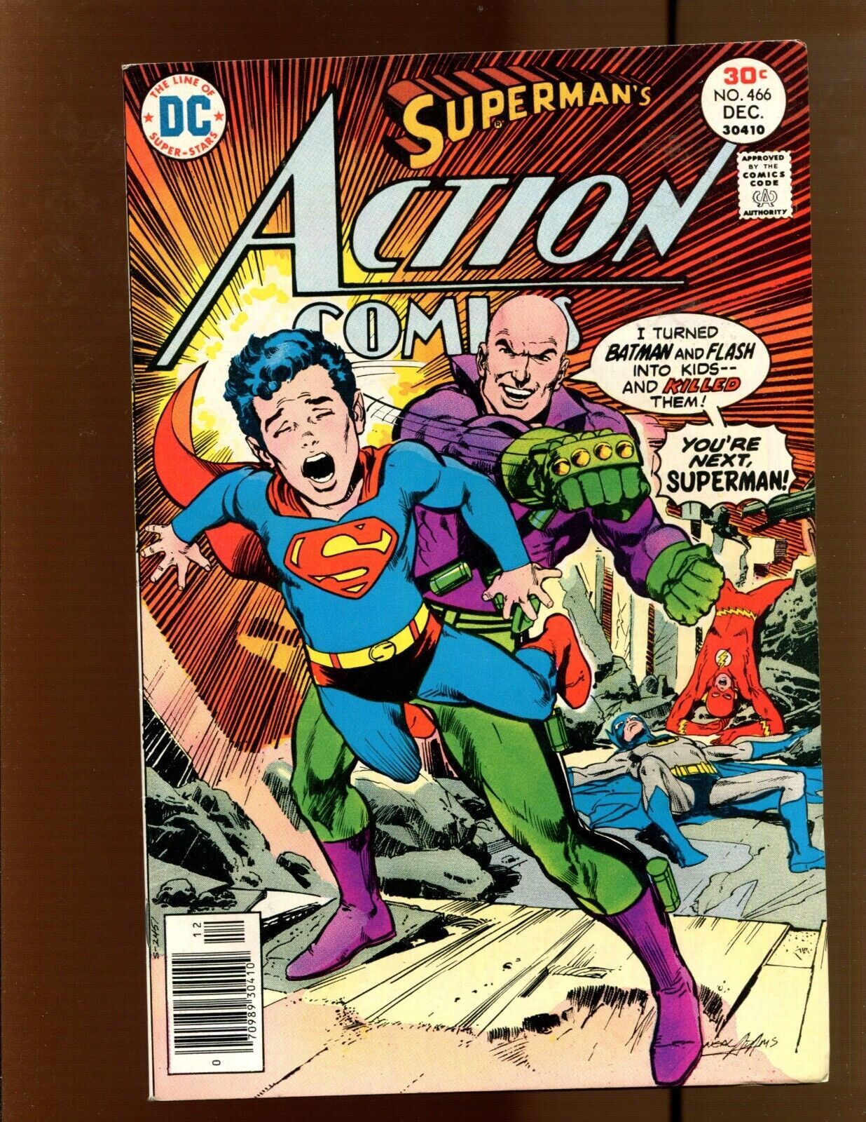 Action Comics #466 - Neal Adams Cover Art/Newsstand Edition! (8.0) 1976 ...