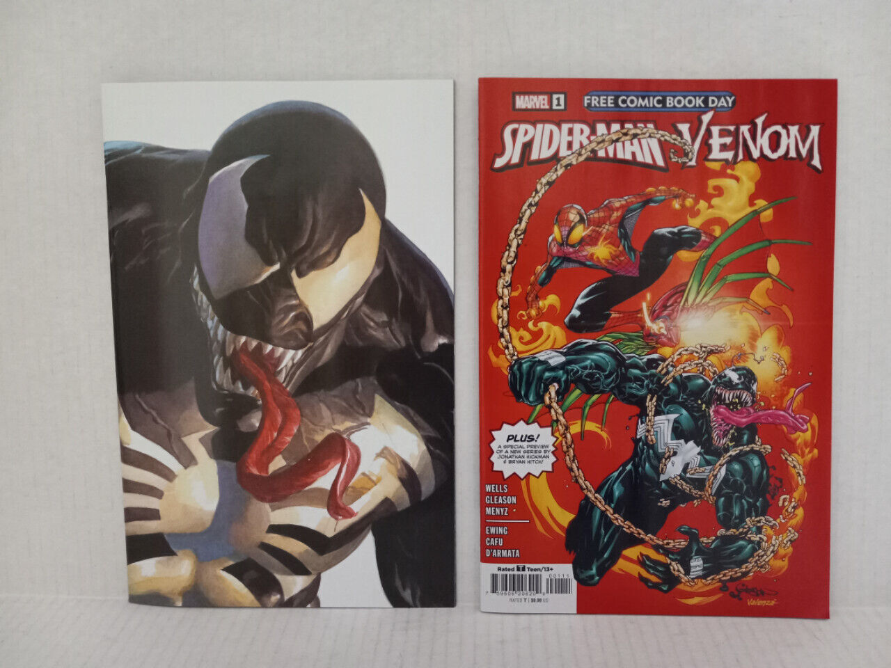 Venom: Lethal Protector II Ross Variant + Spider-Man/Vemom Fcbd - Free ...