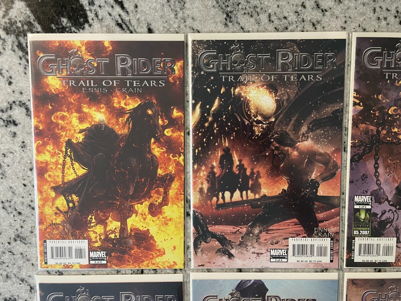 Ghost Rider TRAIL OF TEARS Complete Marvel Comics Series # 1 2 3 4 5 6 ...