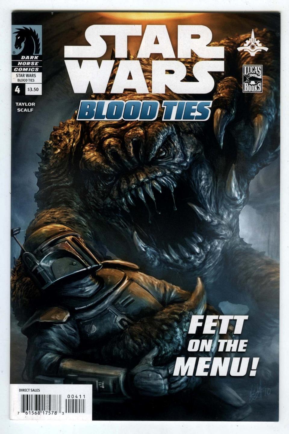 Star Wars Blood Ties #1-4 Comic Lot Dark Horse 2010 COMPLETE SET Boba ...