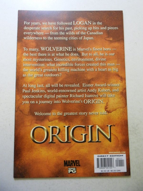 Origin #1 (2001) VF Condition | Comic Books - Modern Age, Marvel ...