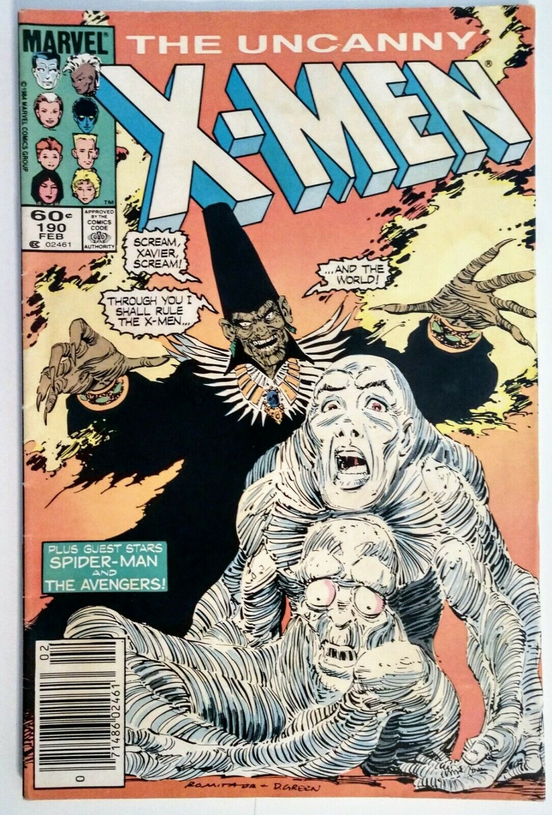 Uncanny X-Men #190 Rare Mark Jewelers Edition | Comic Books - Copper ...