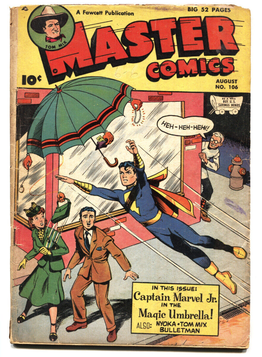 Master #106 1949-Fawcett-Capt Marvel Jr-Tom Mix-Nyokavg | Comic Books - Golden Age, Fawcett ...