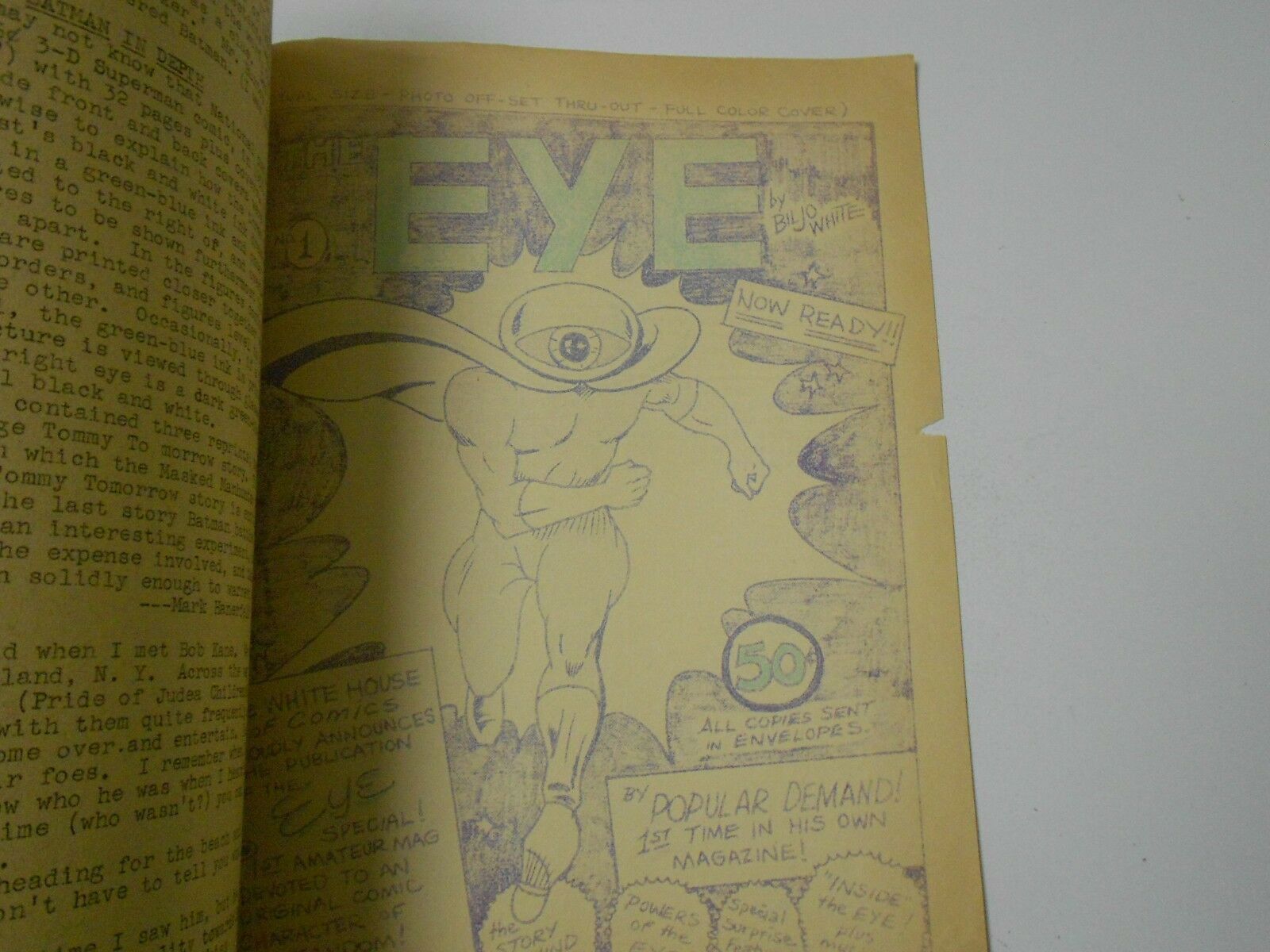 1965 BATMANIA #5 Batman & Robin Fanzine ZINE White House of Comics FN ...