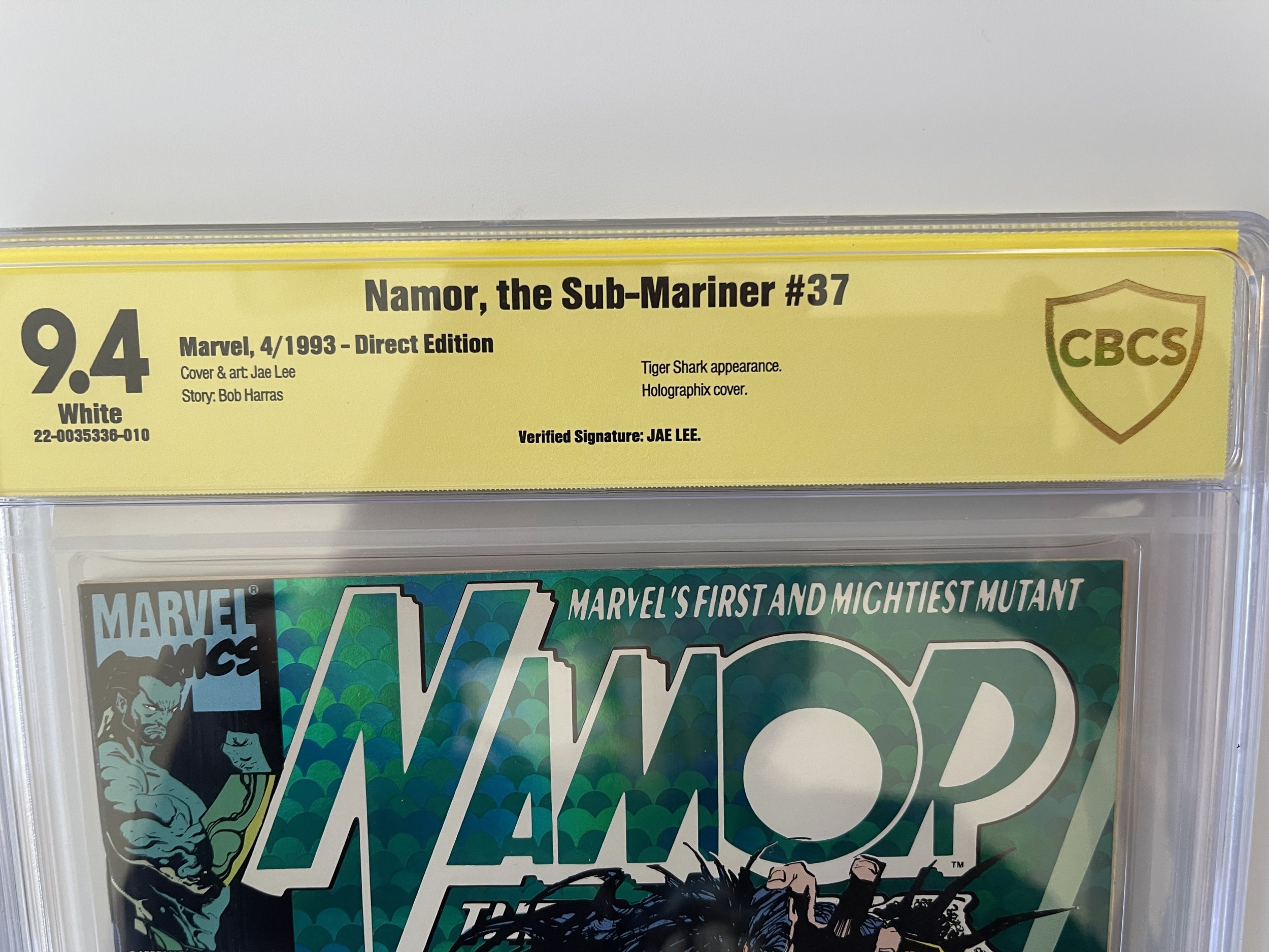 Namor The Sub Mariner #37 CBCS 9.4 Signed by Jae Lee NOT CGC (Reborn) (1993) | Comic Books ...