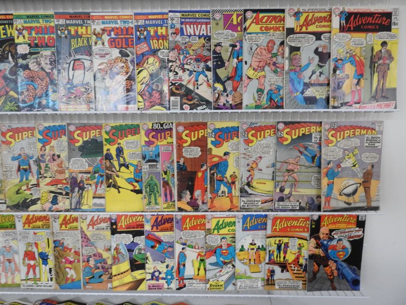 Huge Lot of 140+ Low Grade Comics W/ Superman, Marvel Tales, Hulk ...