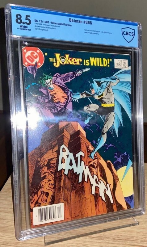 Batman #366 NS - Key & 1st time Jason Todd as Robin! CBCS 8.5 - Brand ...