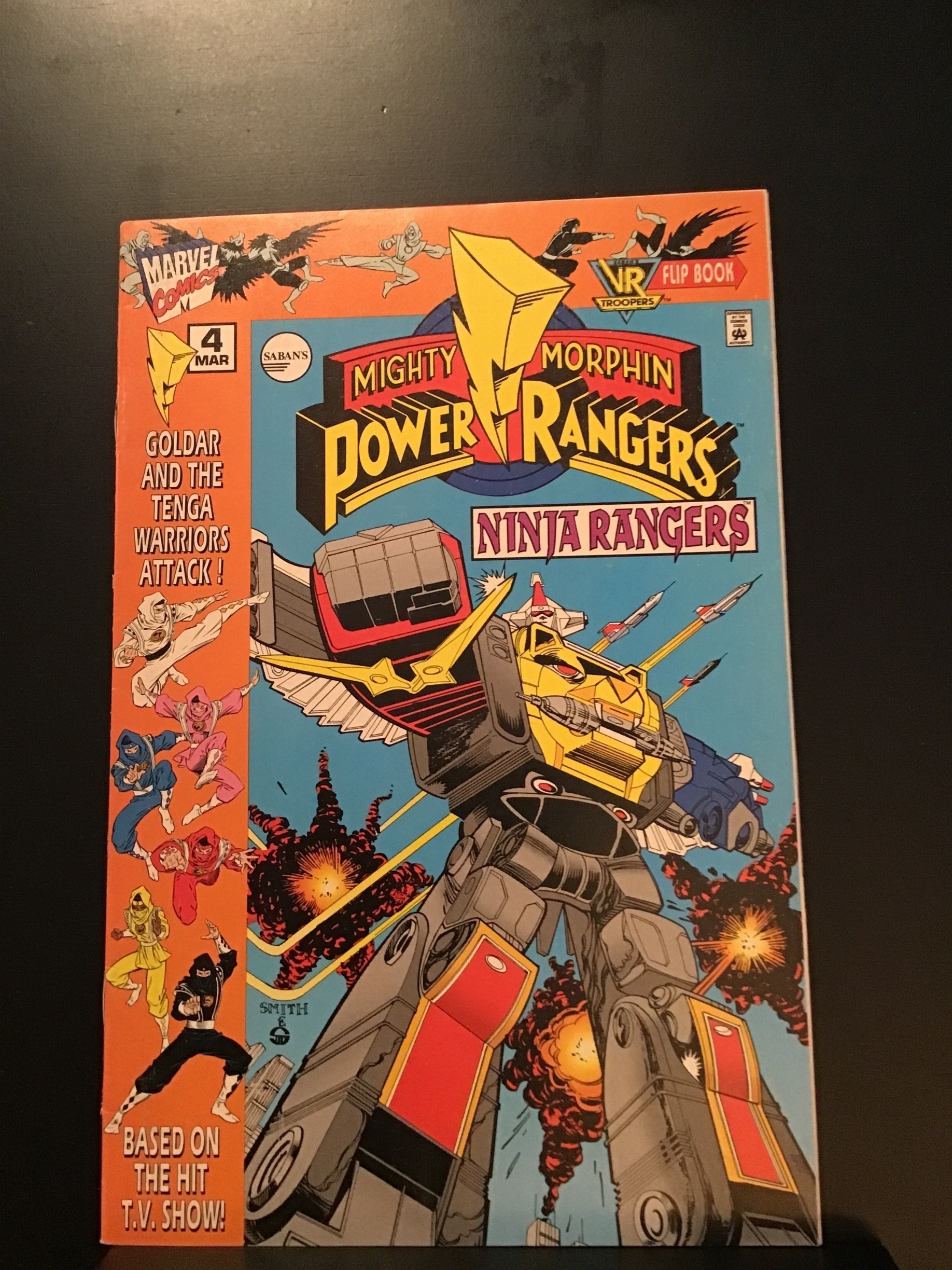 Mighty Morphin Power Rangers: Ninja Rangers/VR Troopers #4 (1996)fn/vf ...