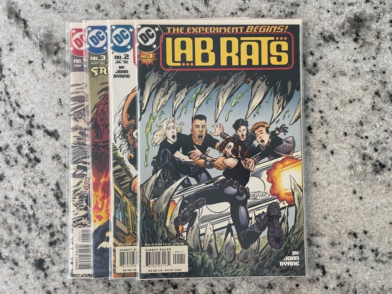 4 Lab Rats DC Comic Books # 1 2 3 4 NM Superman Batman Flash Wonder ...