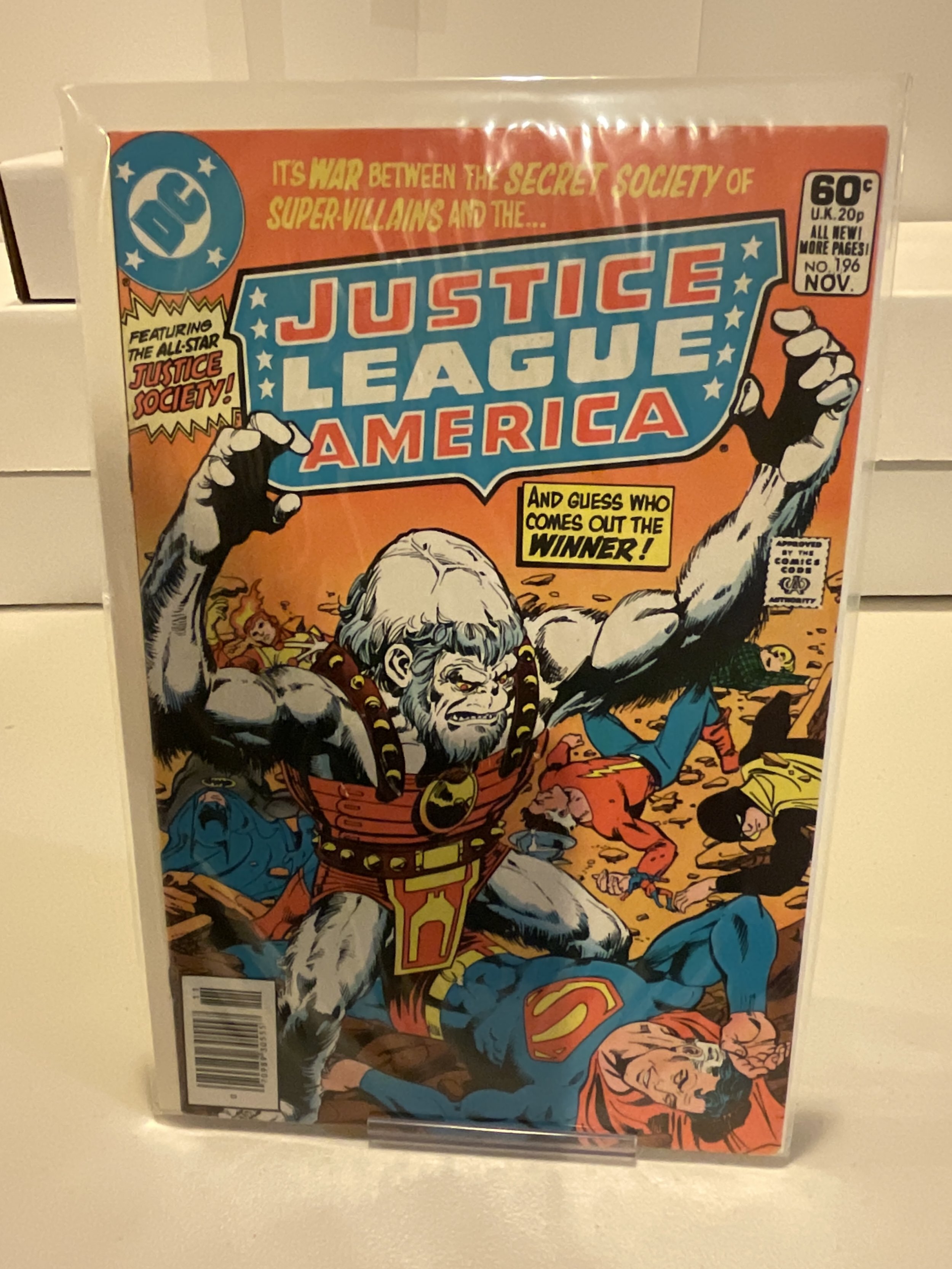 Justice League of America #196 1982 VF JSA! Secret Society of Super ...