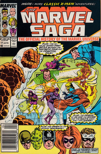 Marvel Saga #17 (Newsstand) VG ; Marvel | low grade comic Fantastic ...