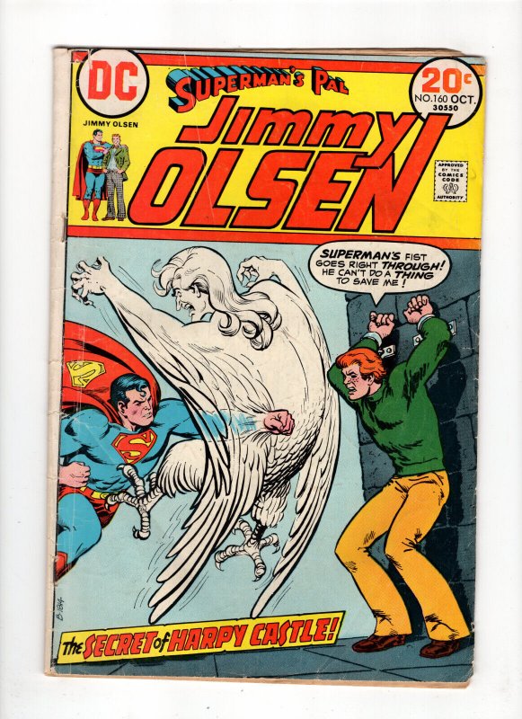 Jimmy Olsen: Superman's Pal #160 (1973 DC Comics) | Comic Books ...