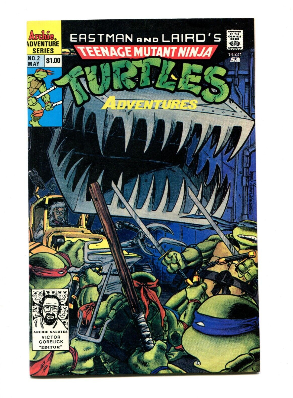 Teenage Mutant Ninja Turtles Adv. #2 - Kevin Eastman / Peter Laird (8.5 ...
