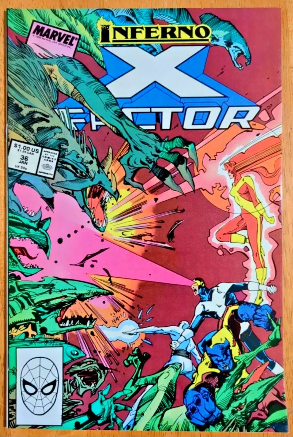 X-Factor #36 (1989) Jean Grey Cyclops MCU X-Men 97 Animation | Comic ...