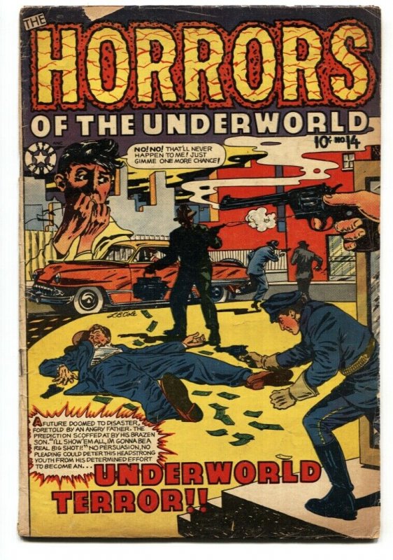 Horrors of the Underworld #14 1953- LB COLE VIOLENT COVER- VG- | Comic ...