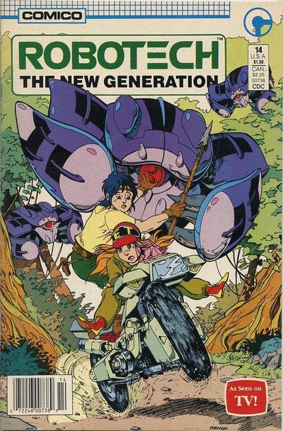 Robotech: The New Generation #14 (Newsstand) FN ; COMICO | Comic Books ...