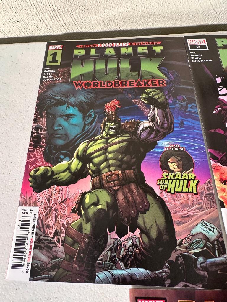 PLANET HULK WORLDBREAKER 1 2 3 4 5 Complete set She Hulk Cho Korg ...
