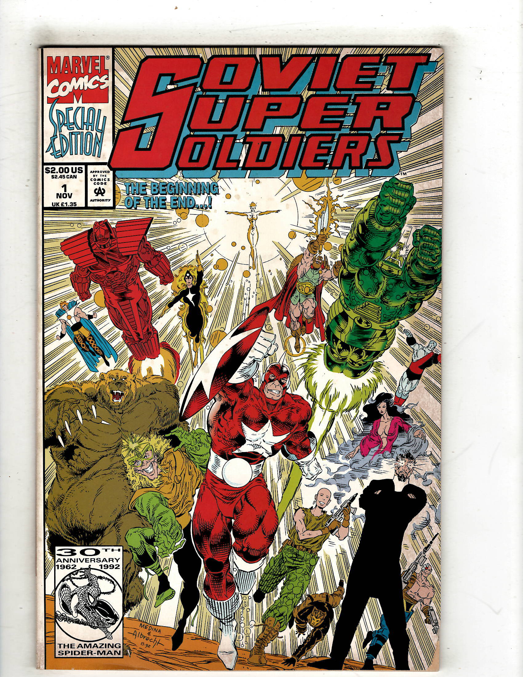 Soviet Super Soldiers #1 (1992) YY5 | Comic Books - Modern Age, Marvel ...